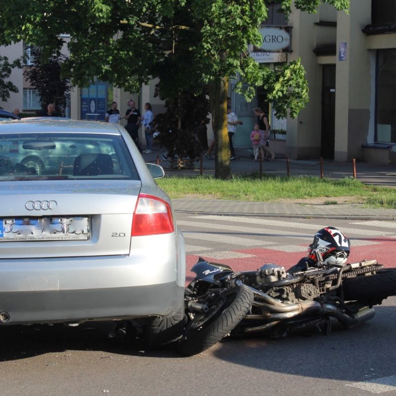 Tragiczny wypadek na ulicy Prusa, motocyklista w szpitalu (zdjęcia) - Aktualności | OPI ...